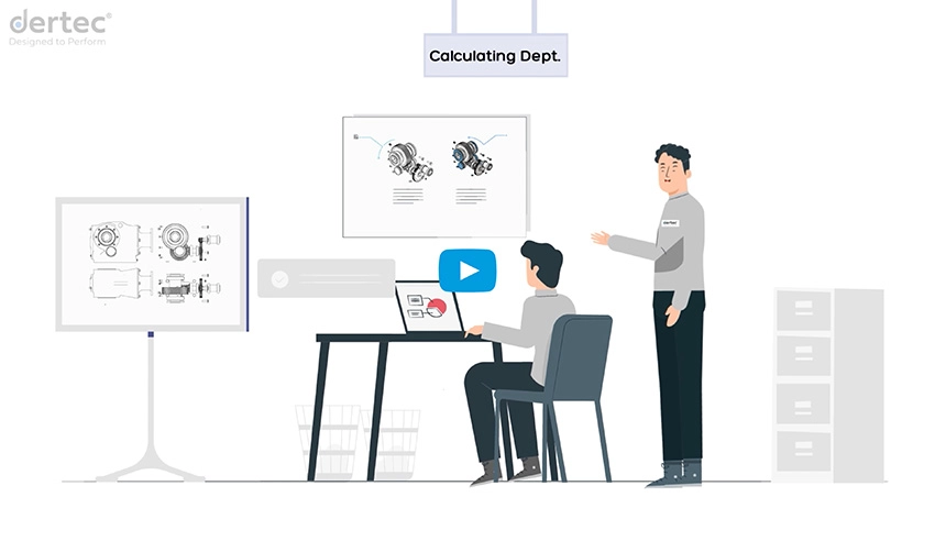 Dertec | Gearboxes, motors and hygienic components